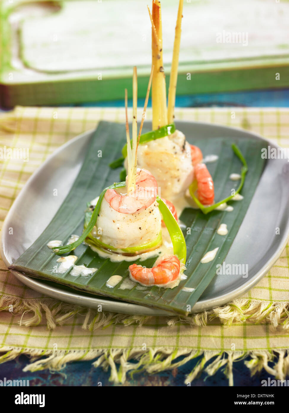 Rolled sole fillets meuniere gambas hi-res stock photography and images ...