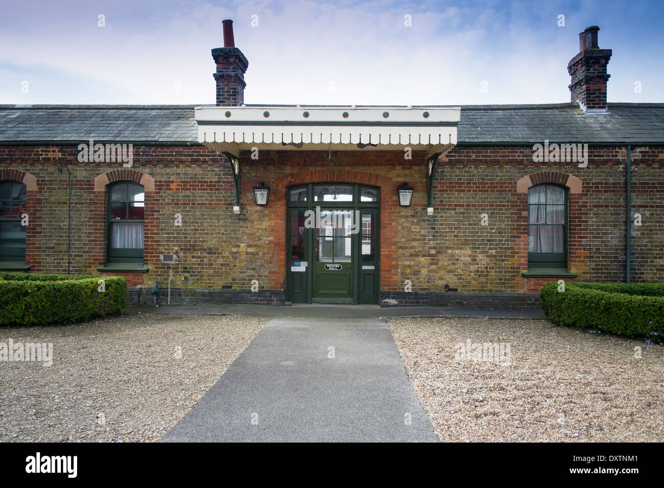 Booking Hall at Quainton Road Station Stock Photo - Alamy