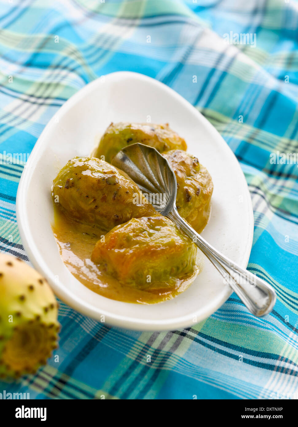 Roasted prickly pears Stock Photo - Alamy