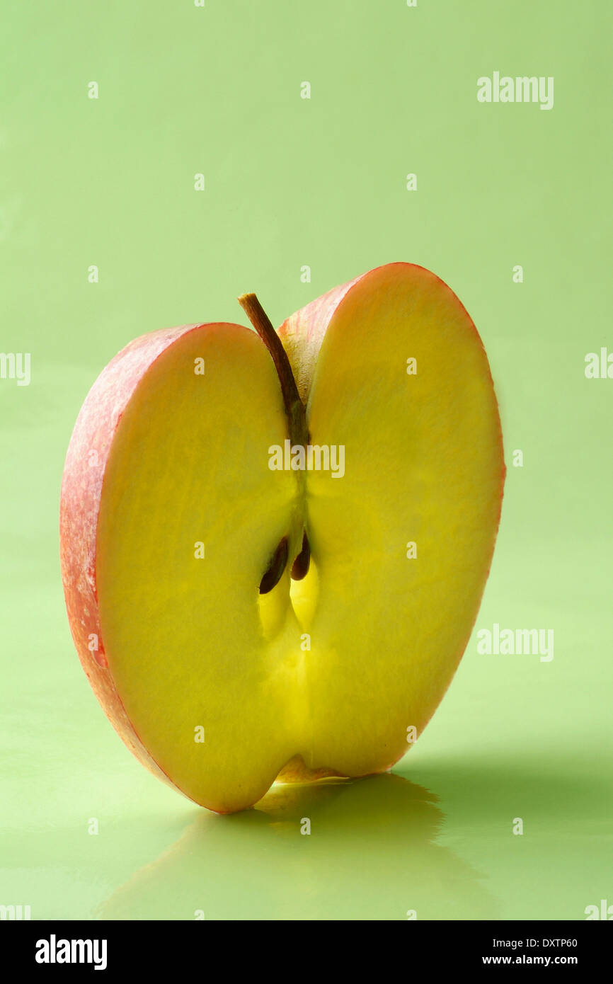Slice of apple Stock Photo - Alamy