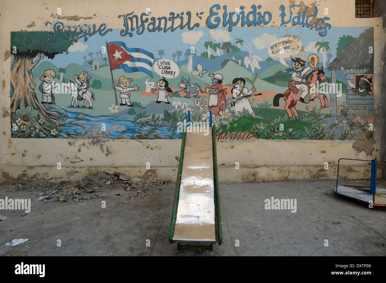 Children's inner city playground. Havana. Cuba Stock Photo - Alamy