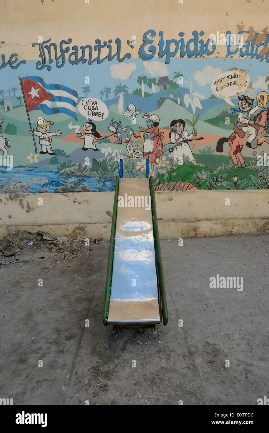 Children's inner city playground. Havana. Cuba Stock Photo - Alamy