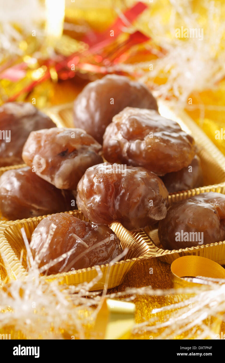 Candied chestnuts hi-res stock photography and images - Alamy