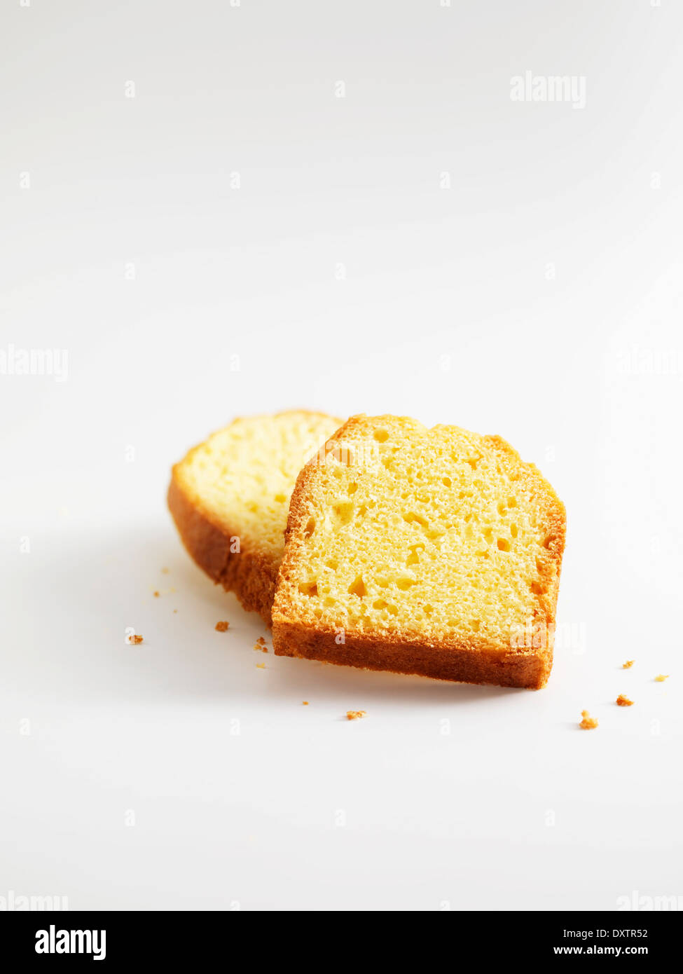 Slices of pound cake Stock Photo - Alamy