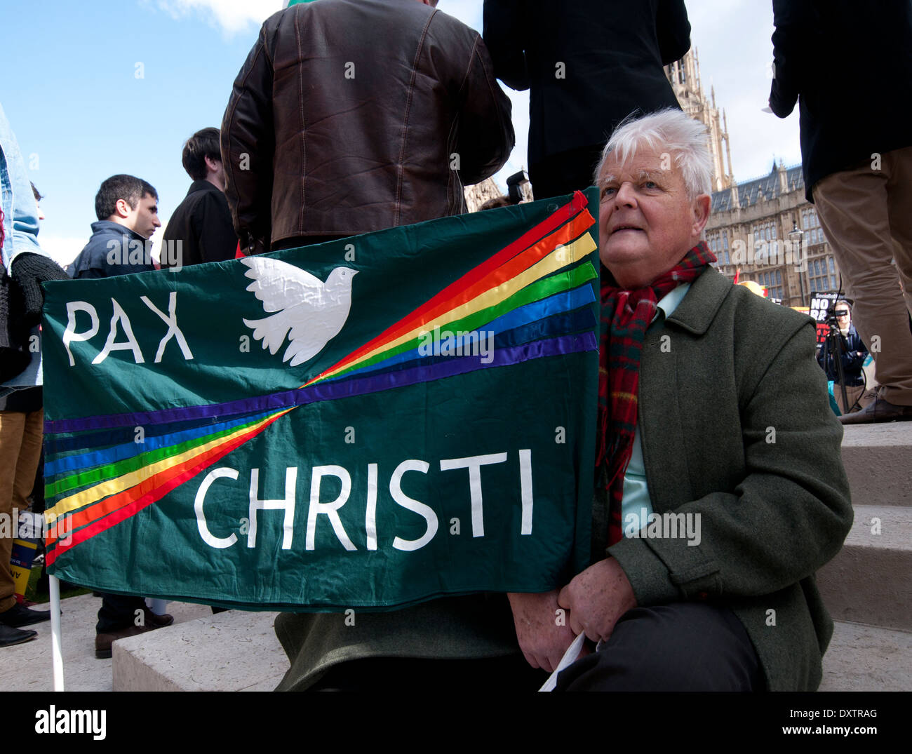 Bruce Kent political activist, Roman Catholic priest and vice president ...