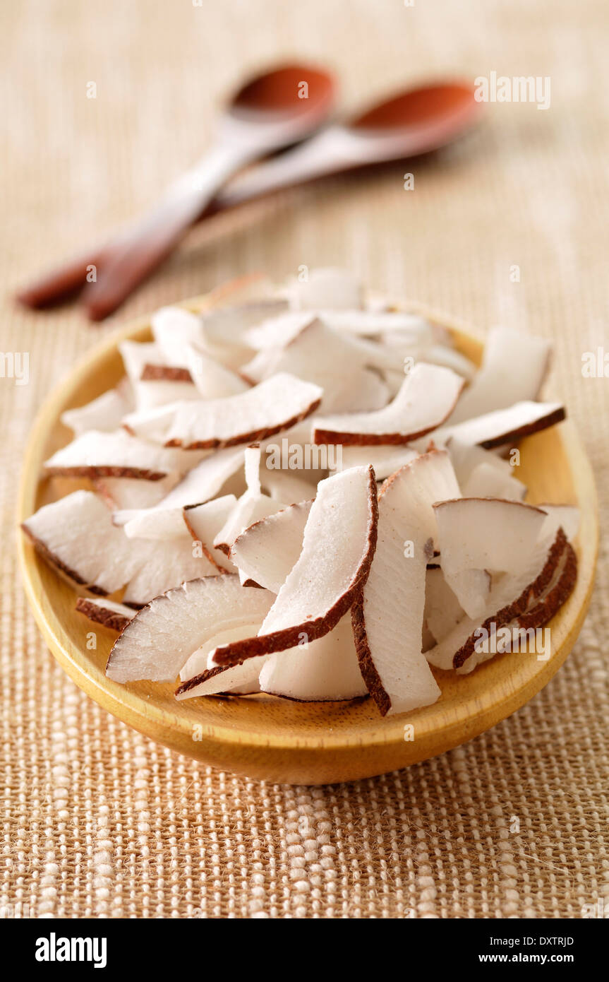 Flakes of coconut hi-res stock photography and images - Alamy