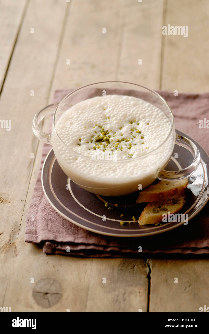 White haricot bean soup Stock Photo - Alamy