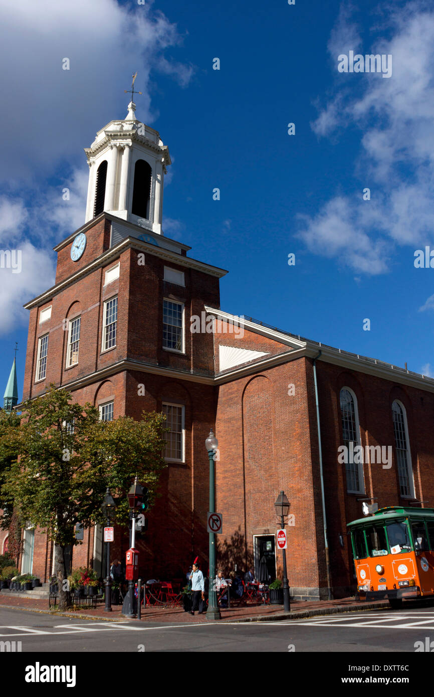 A traditionally built church in Boston, Massachusetts, USA Stock Photo ...