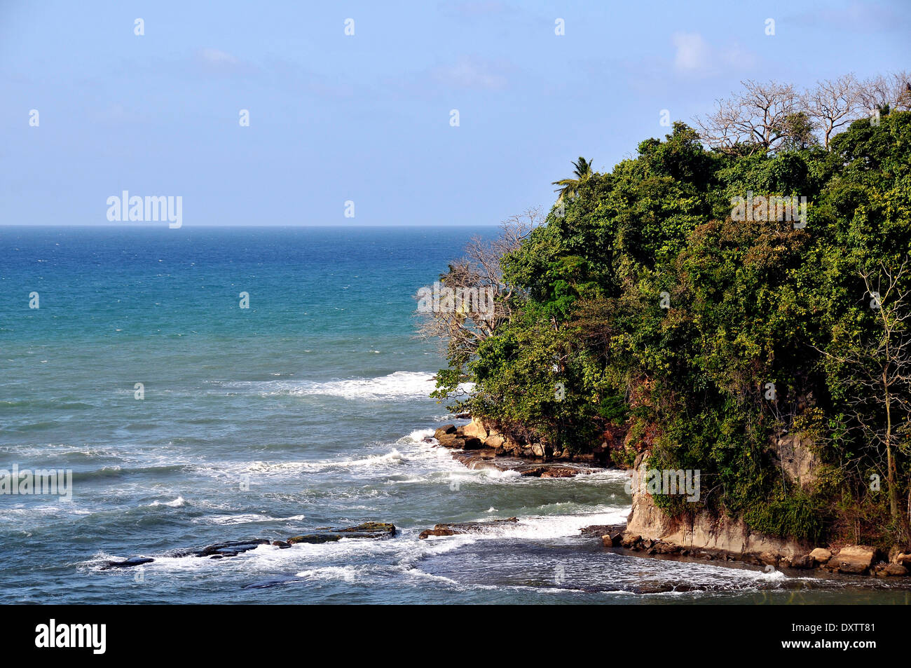 coastline, Atlantic ocean, Panama Stock Photo - Alamy