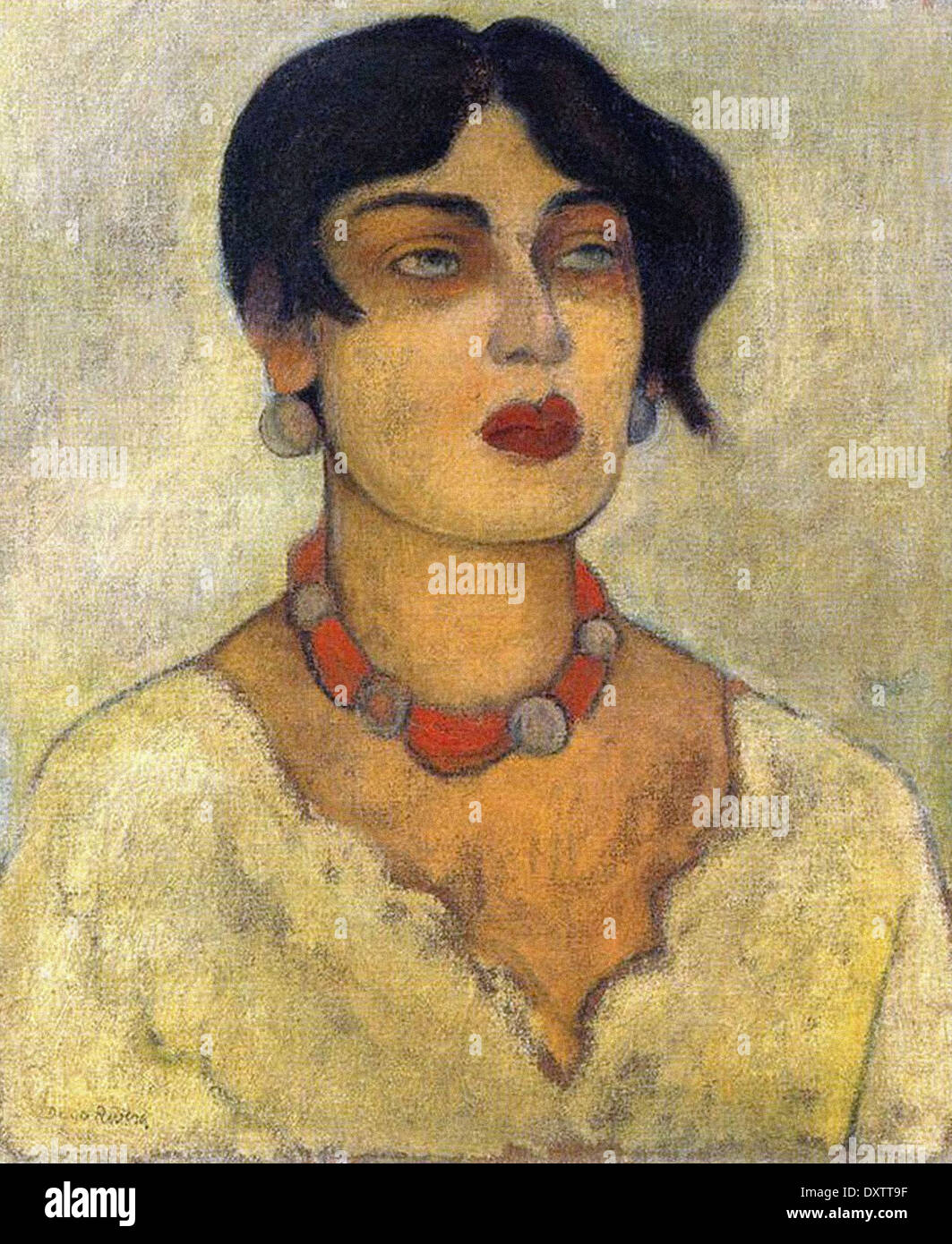 Diego Rivera Portrait of Guadalupe Stock Photo - Alamy