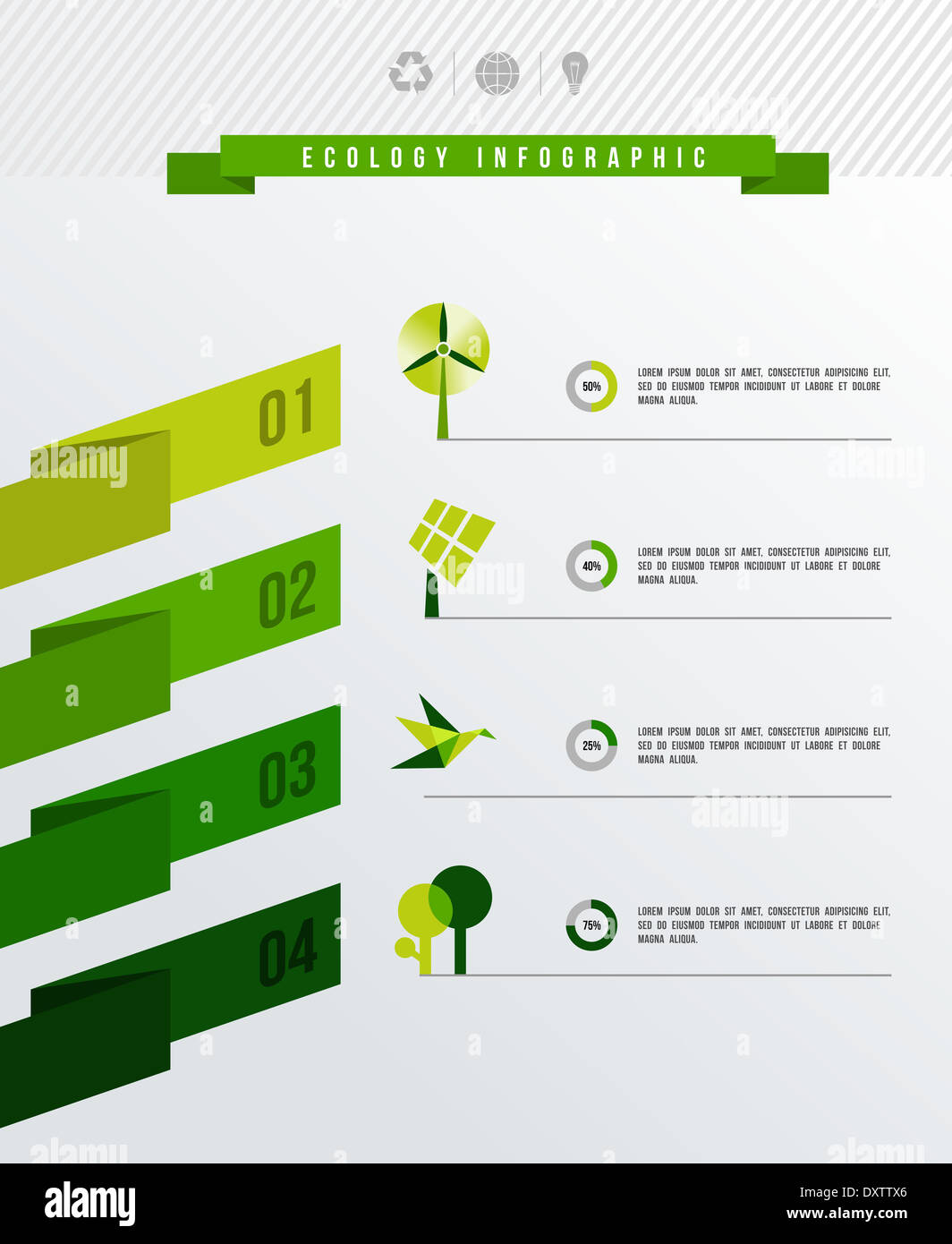 Green environment infographic design layout. Vector file layered for ...