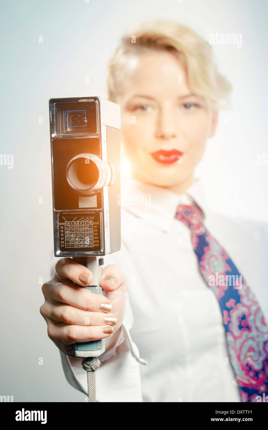 Using video camera hi-res stock photography and images - Alamy