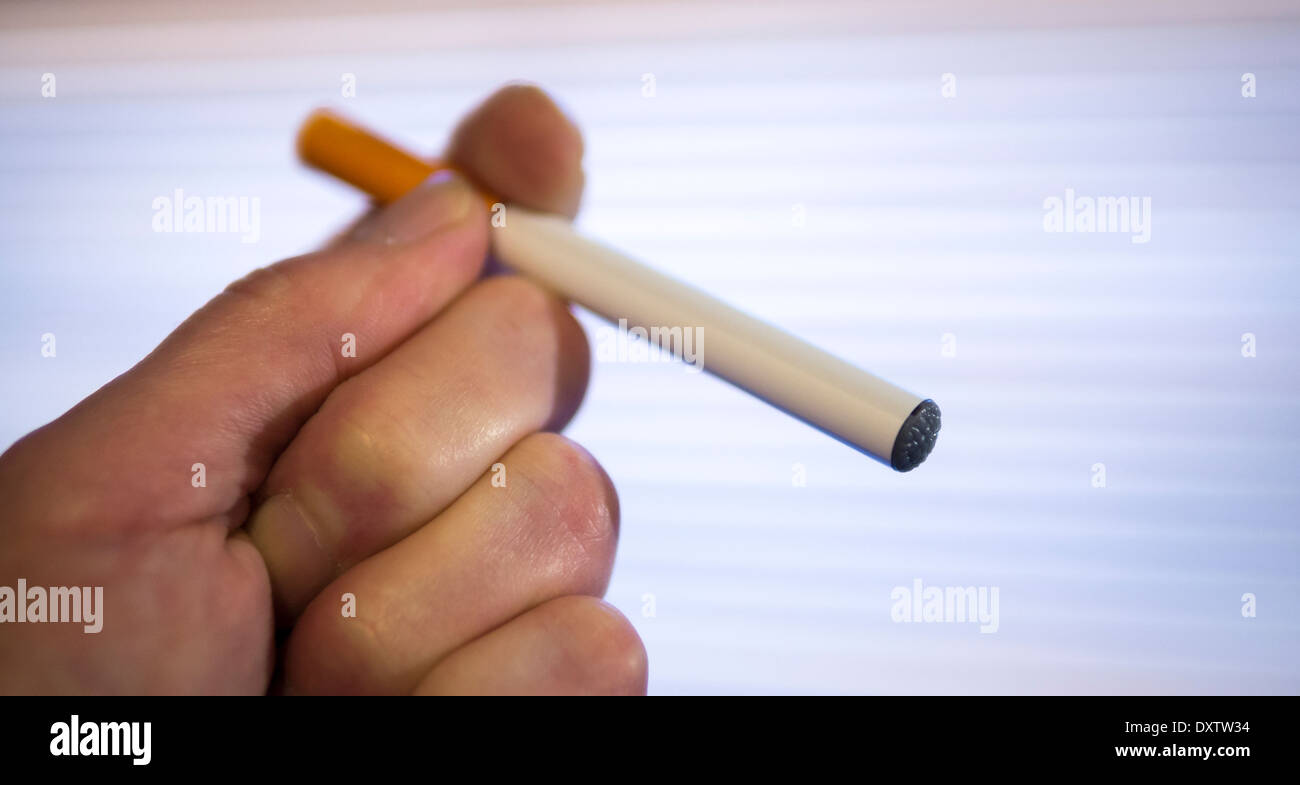 The Electronic Cigarette, a device that simulates the functions of a ...