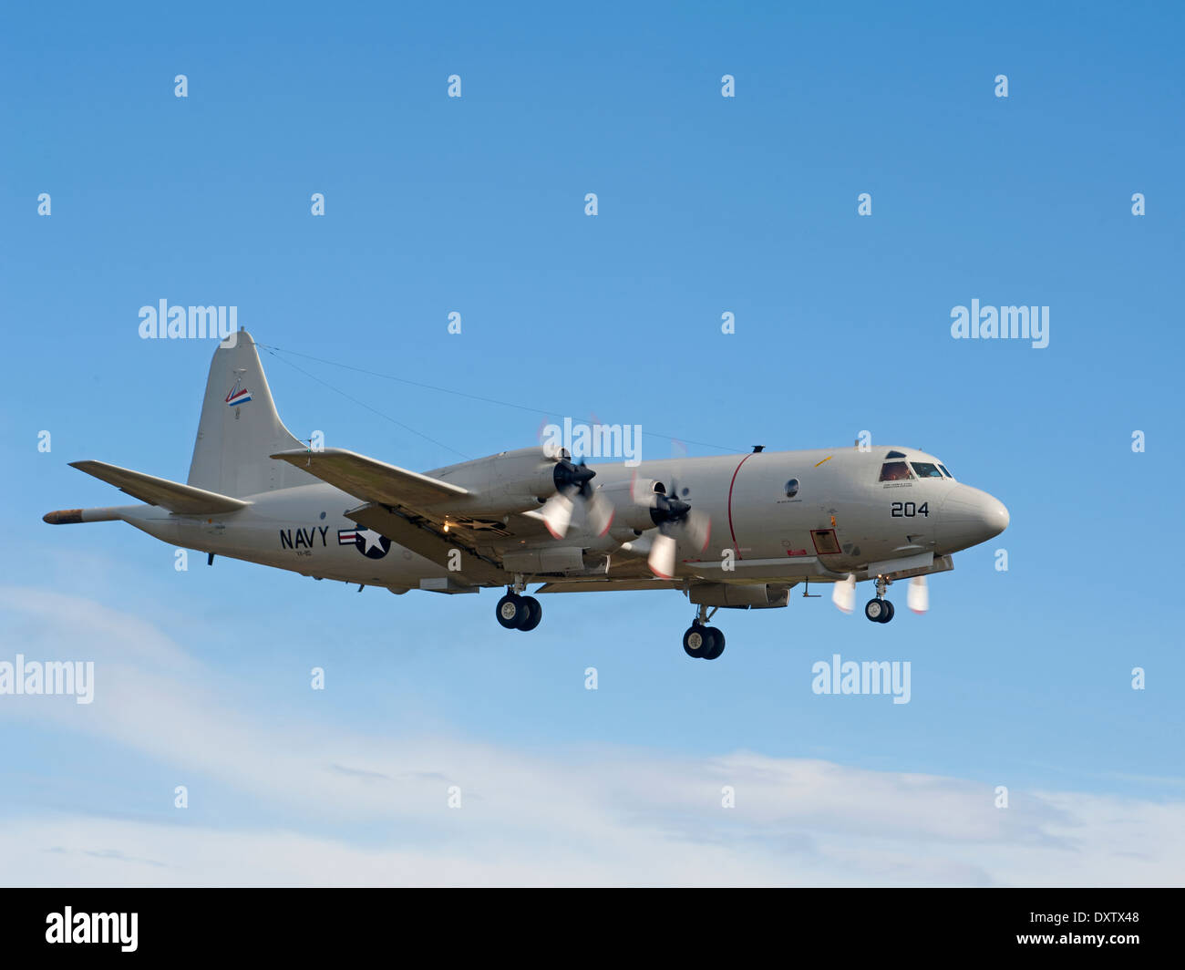 US Navy P-3C Orion Maritime Patrol Aircraft, SCO 9027 Stock Photo - Alamy