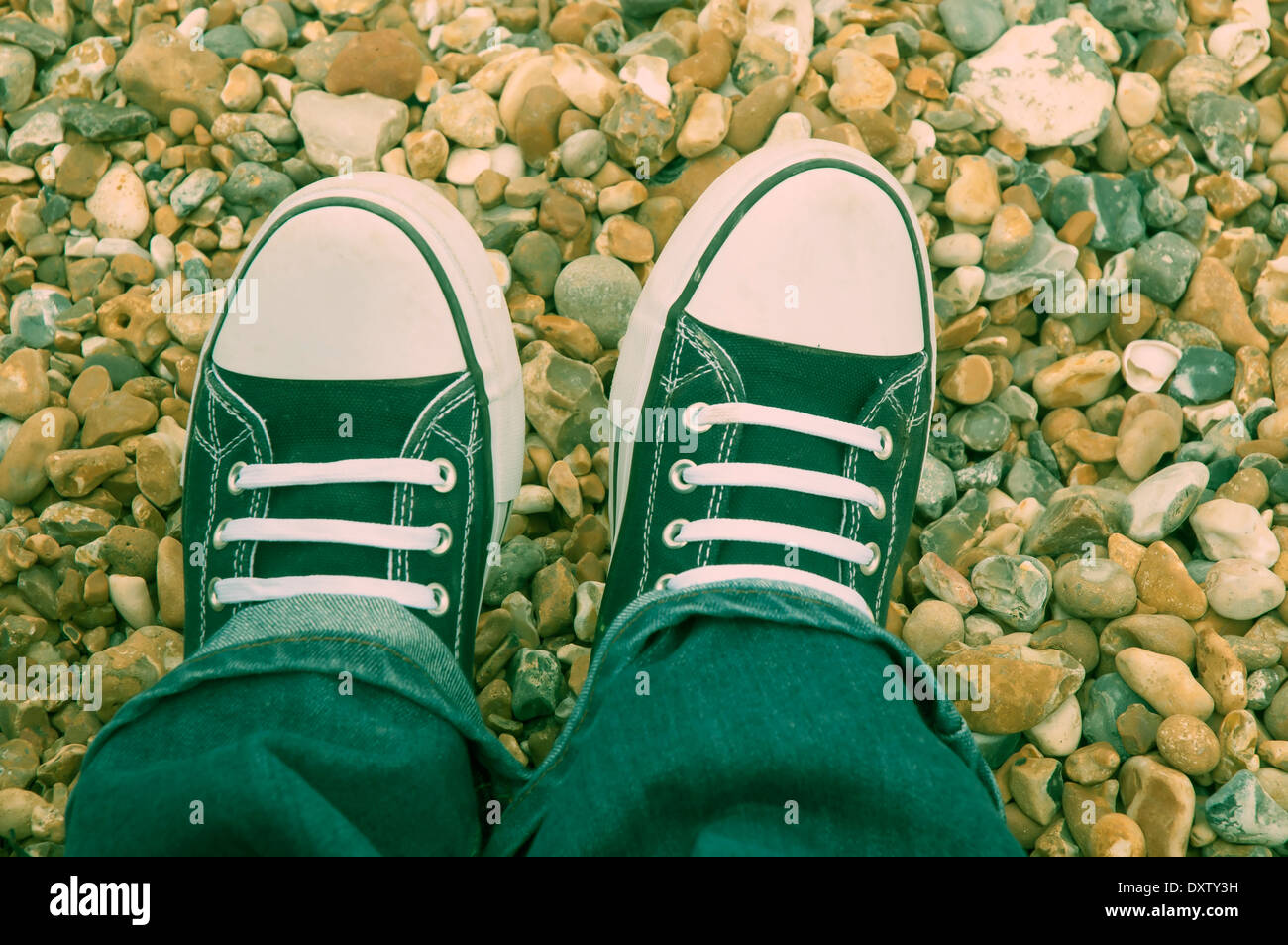 Pebble shoes hi-res stock photography and images - Alamy