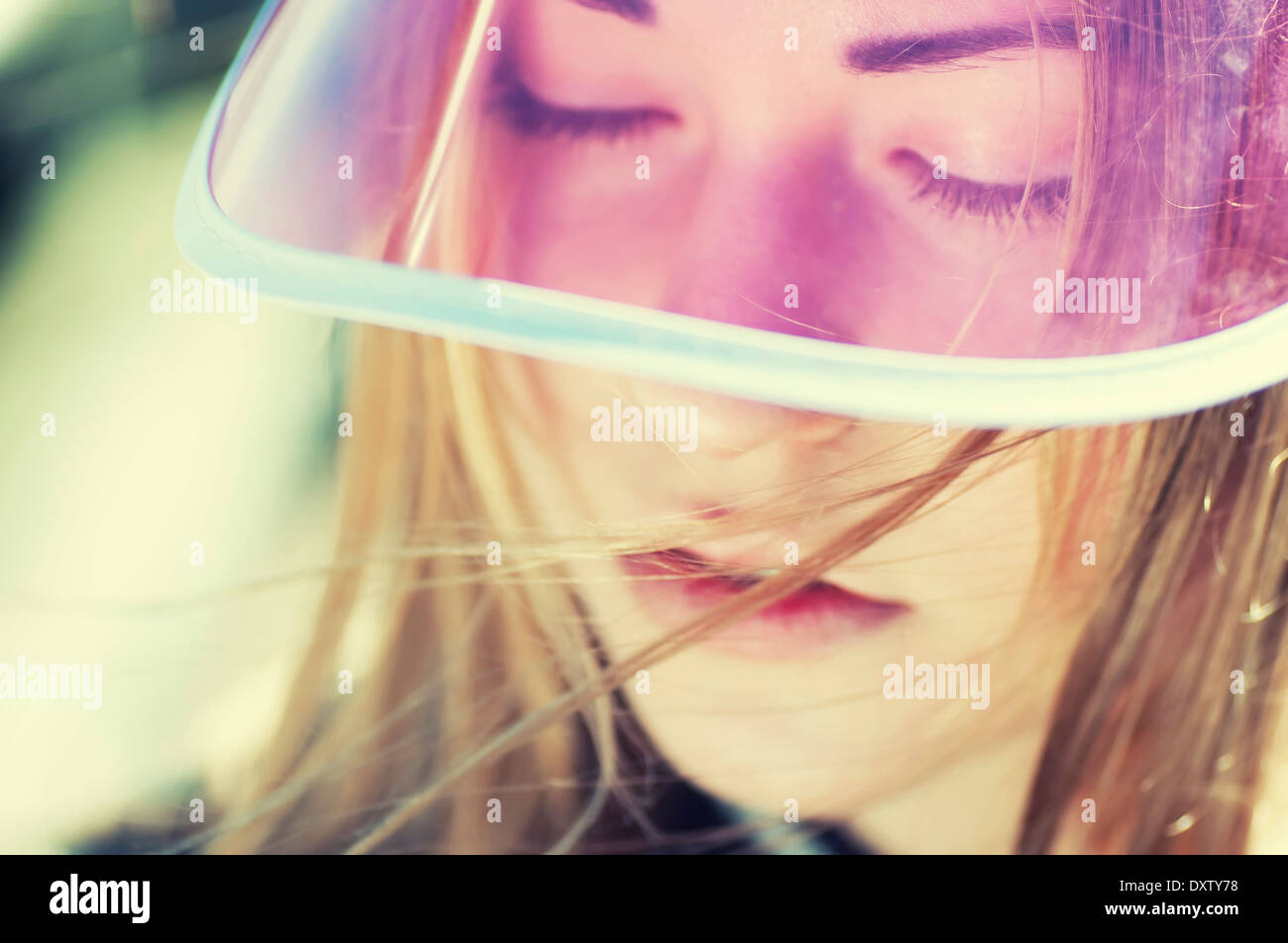 Closed visor hi-res stock photography and images - Alamy