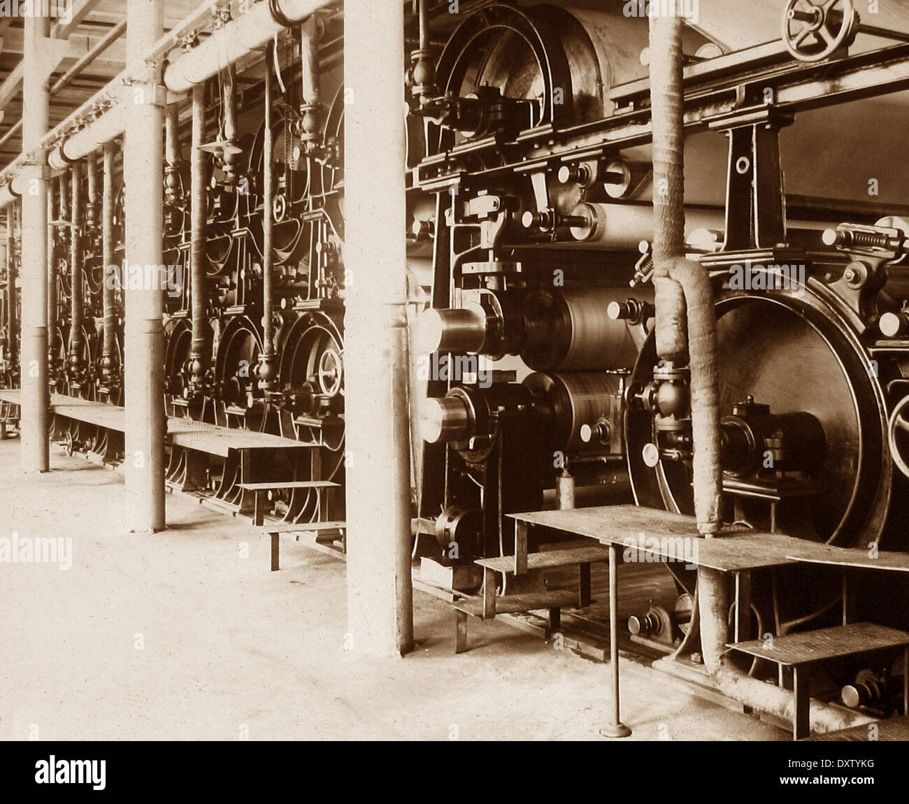 Paper Mill Norway early 1900s Stock Photo - Alamy