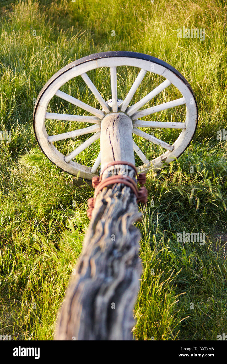 General view of the tail pole and wheel of Brill Windmill Stock Photo ...