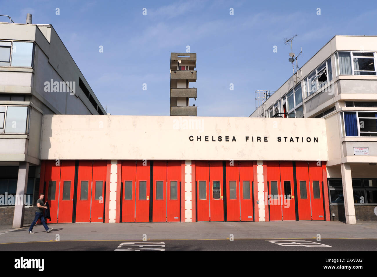 The Chelsea Fire Station Kings Road Chelsea London SW3 UK Stock Photo ...