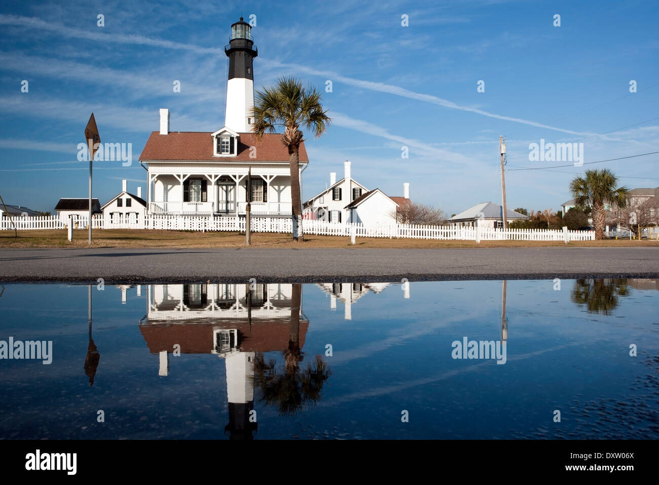 Tybee Lighthouse - Tybee Island, Georgia USA Stock Photo - Alamy