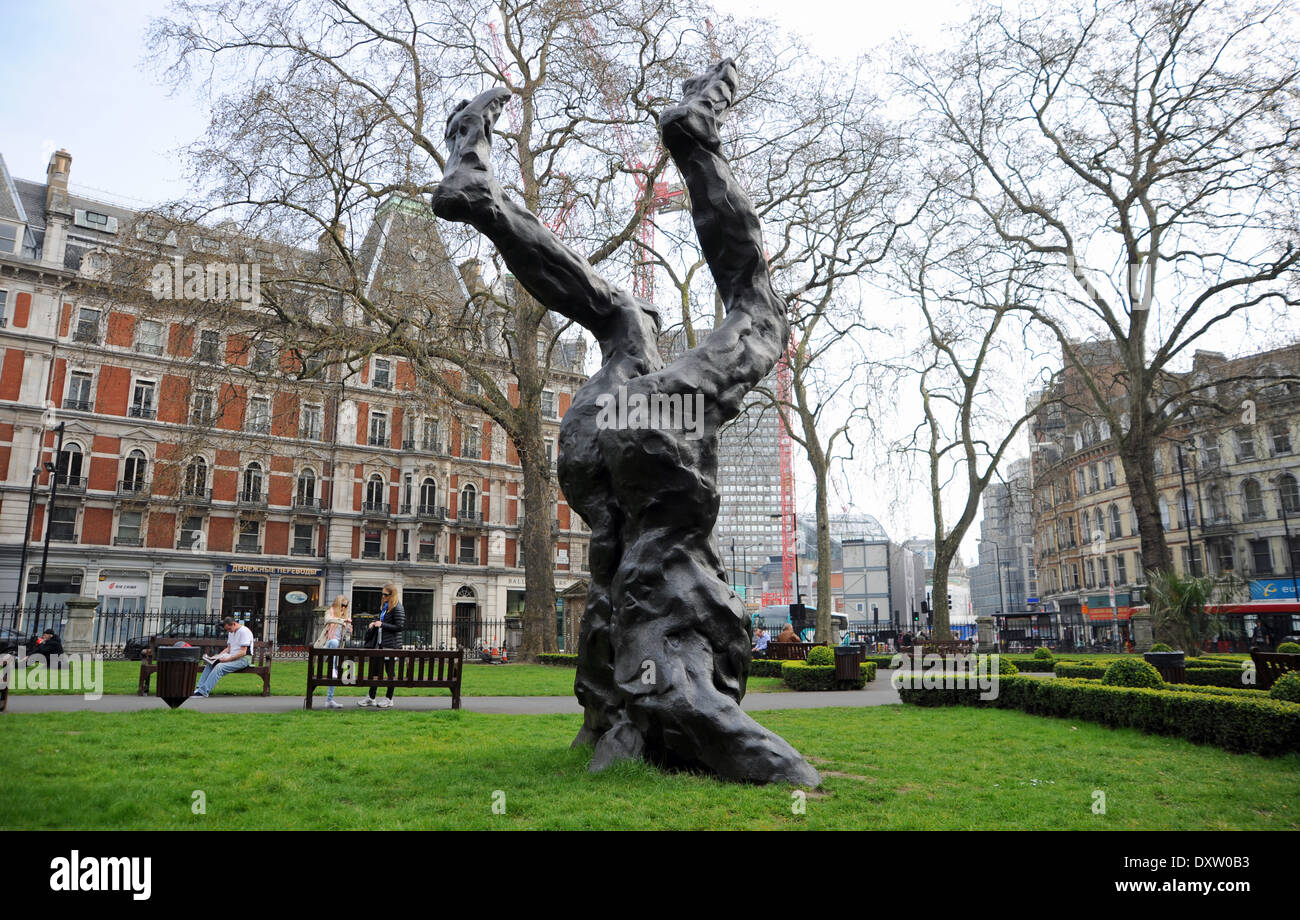 Lower Grosvenor Gardens in the City of Westminster London UK with wacky ...