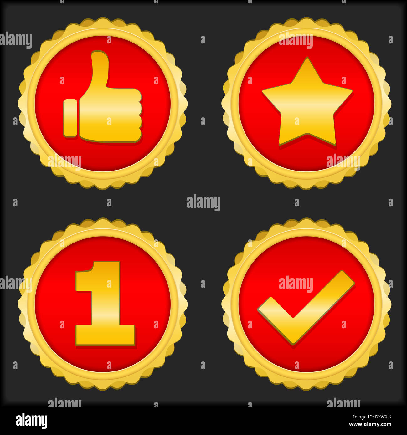 Medal symbol hi-res stock photography and images - Alamy