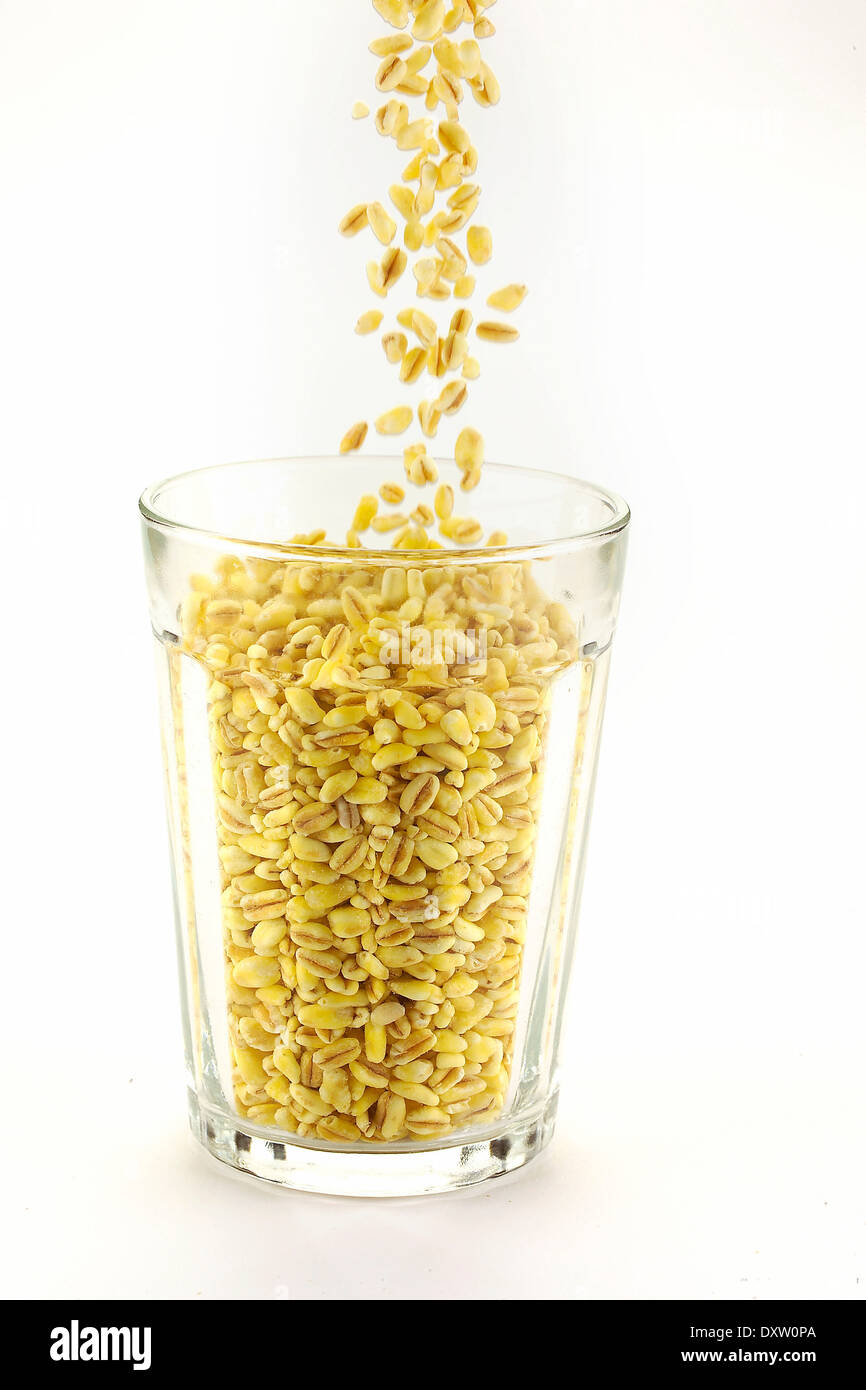 Glass of wheat Stock Photo - Alamy