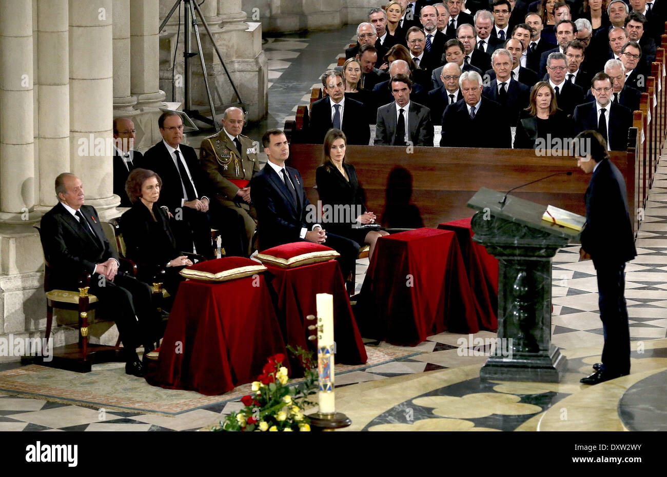 Madrid, Spain. 31st Mar, 2014. King Juan Carlos of Spain, Queen Sofia ...