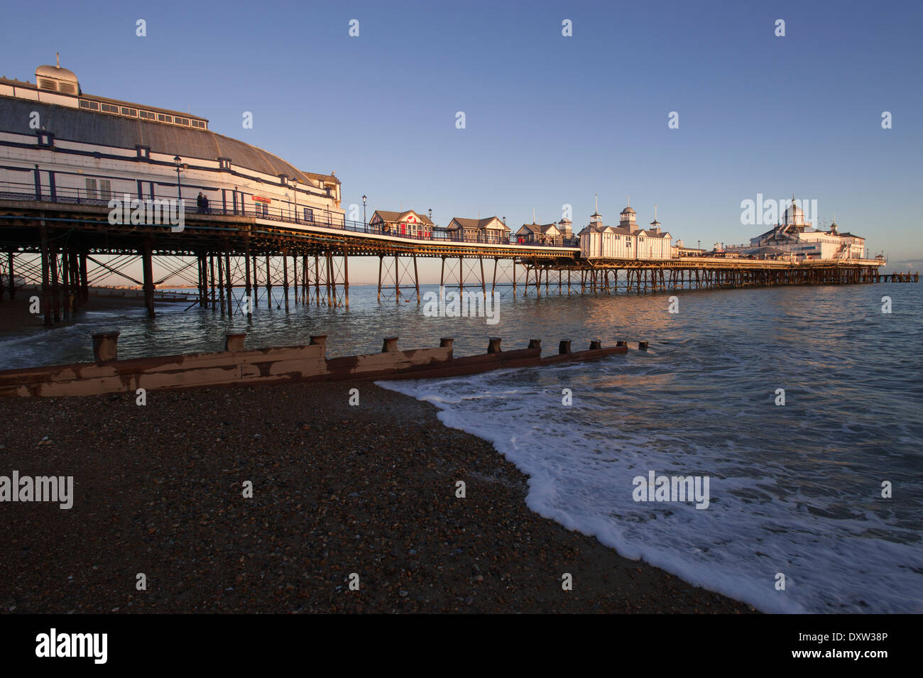 Eastbourne pier beach hi-res stock photography and images - Alamy