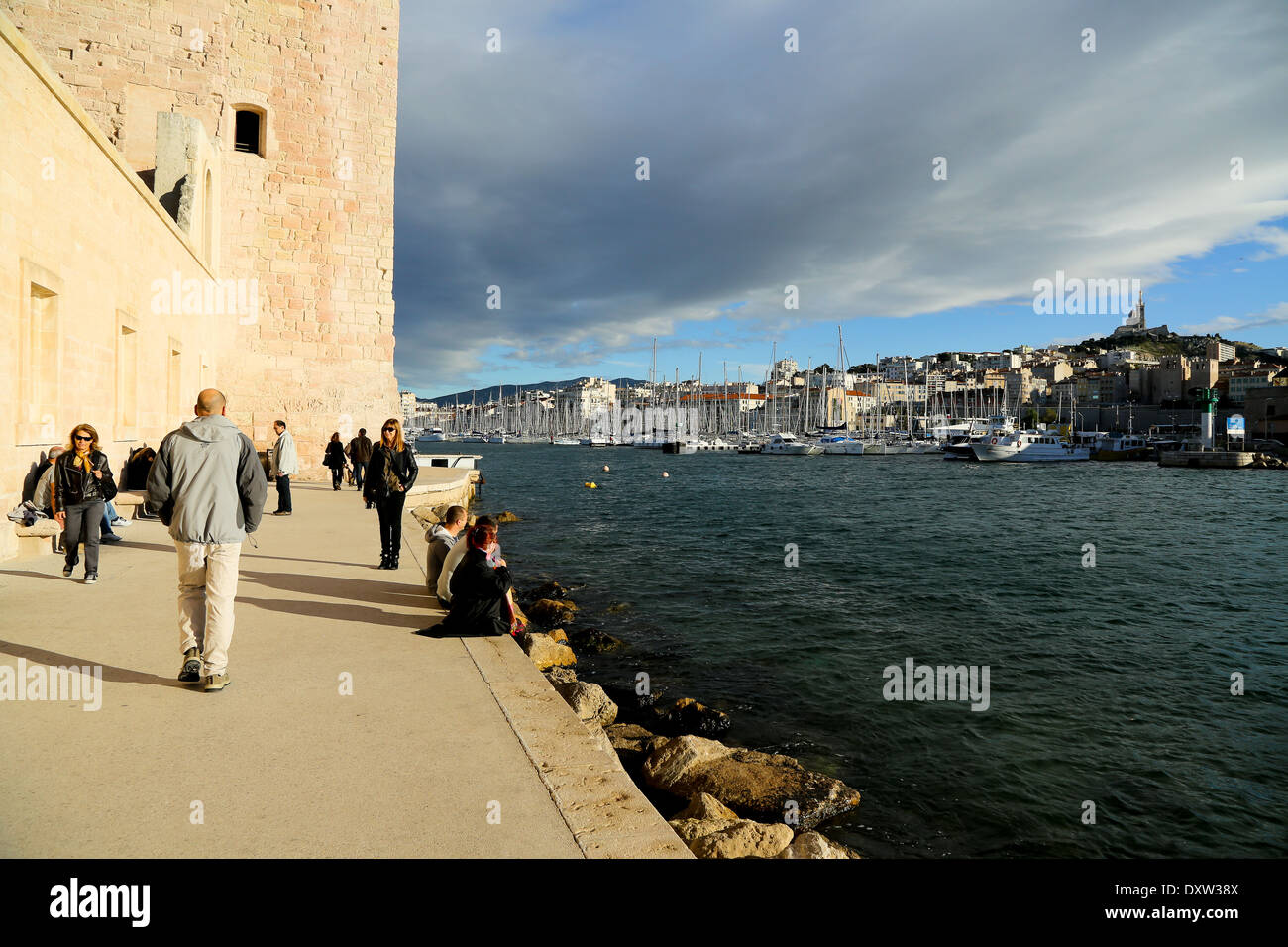 Marseille Old Port Stock Photo - Alamy