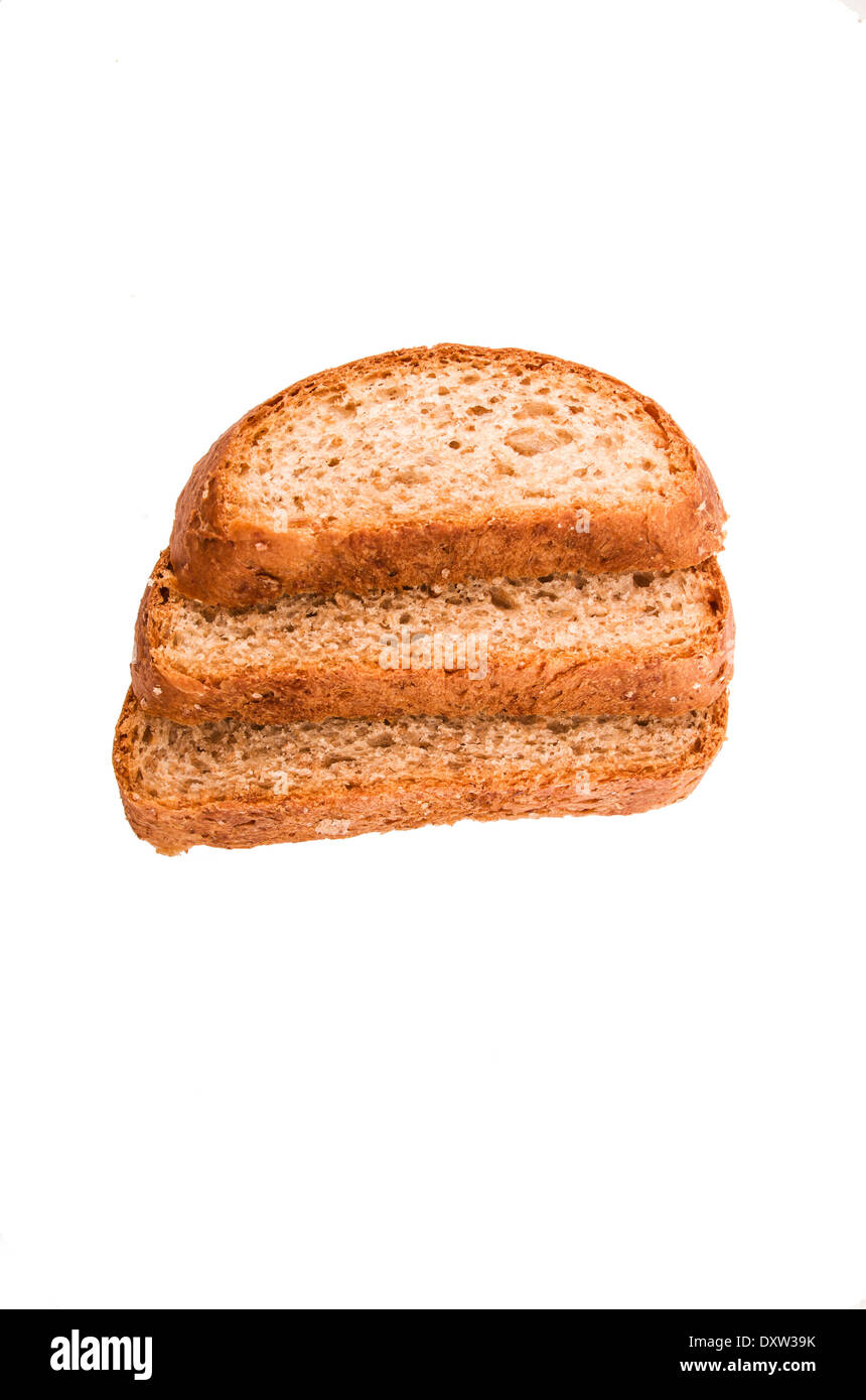 bread isolated on a white background Stock Photo - Alamy