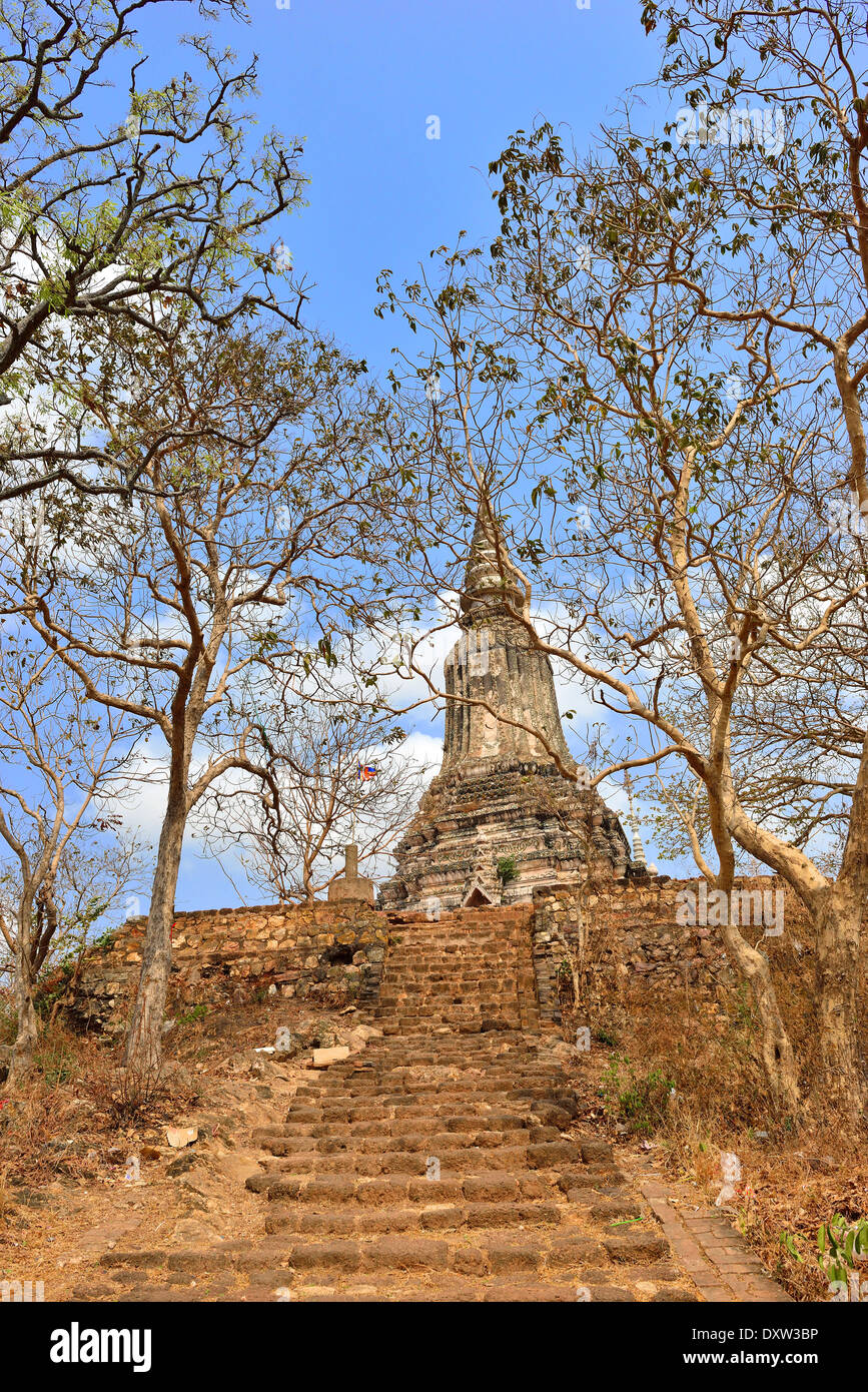 Angkorian temple Wat Banan near Battambang Cambodia Stock Photo - Alamy