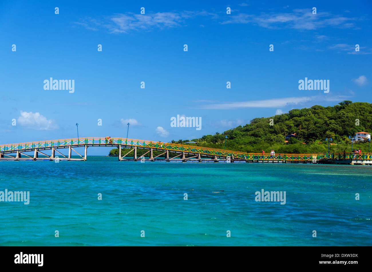 Colorful bridge connecting two islands hi-res stock photography and ...
