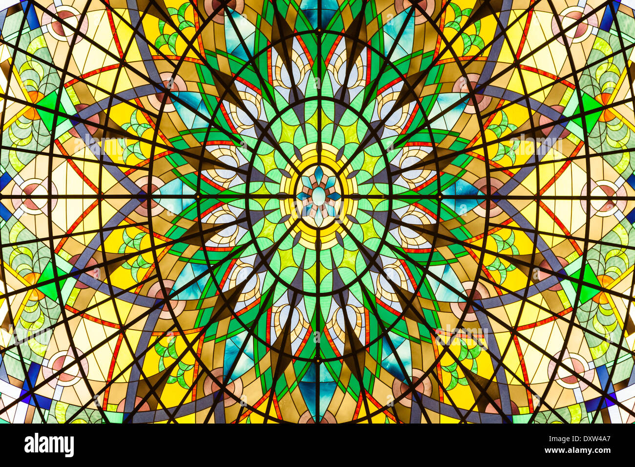 Colorful abstract roof decoration pattern Stock Photo - Alamy