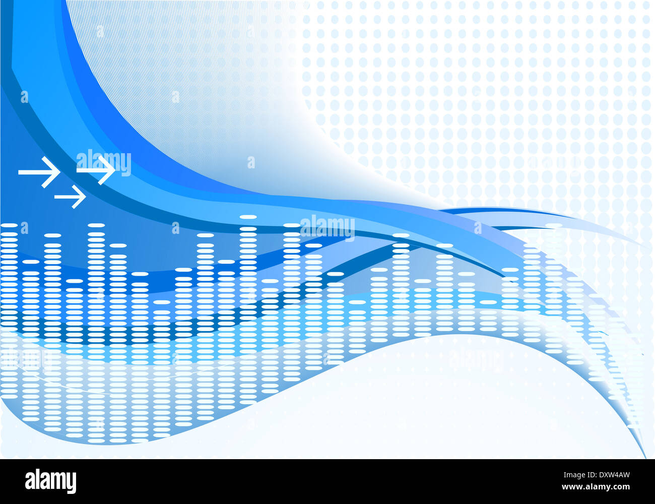 Vector background in blue color; clip-art Stock Photo - Alamy