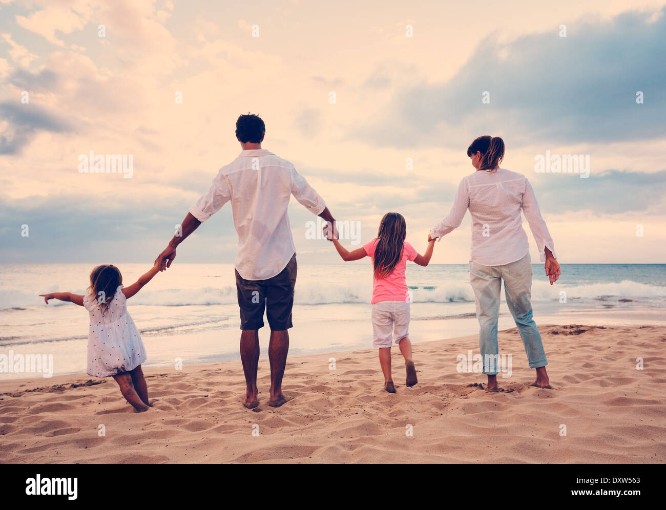 Happy kids fun jump hi-res stock photography and images - Alamy