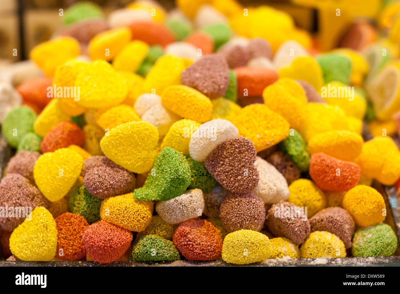 Tutti frutti sweets hi-res stock photography and images - Alamy