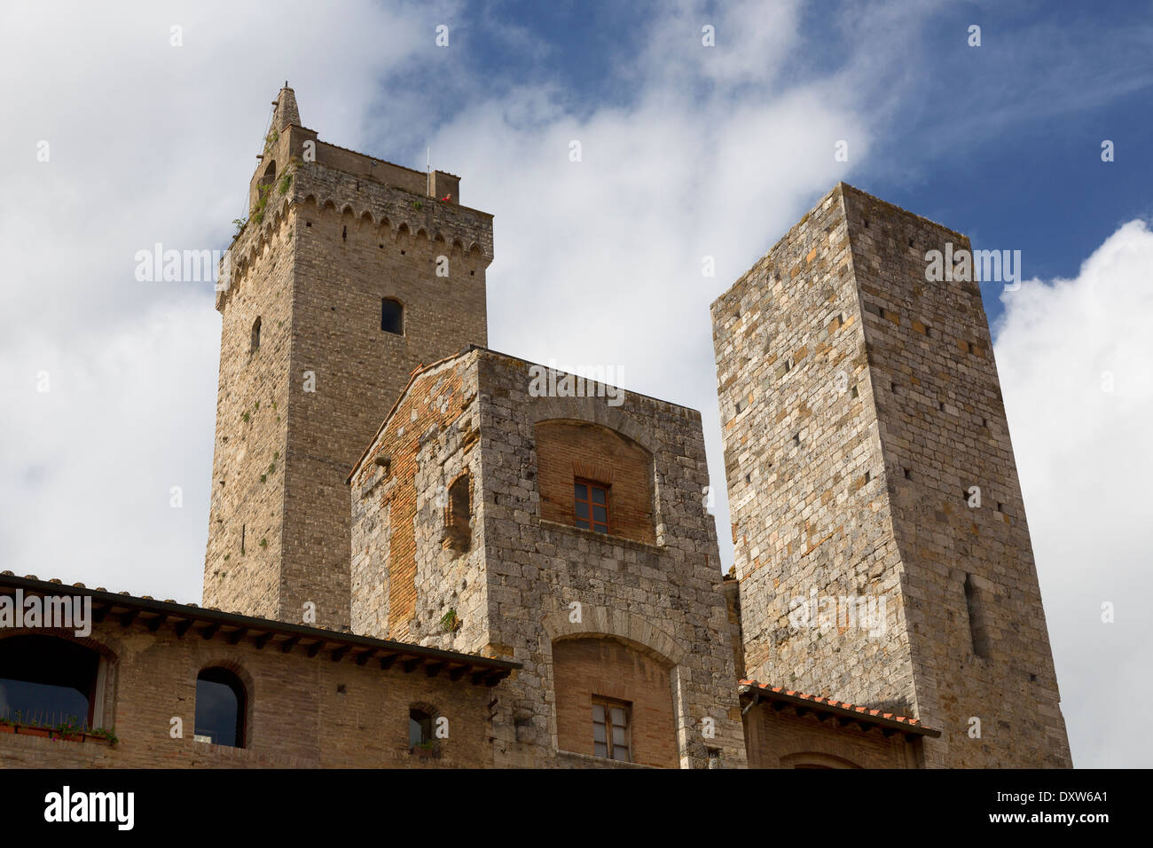 Medieval towers of san gimignano hi-res stock photography and images ...
