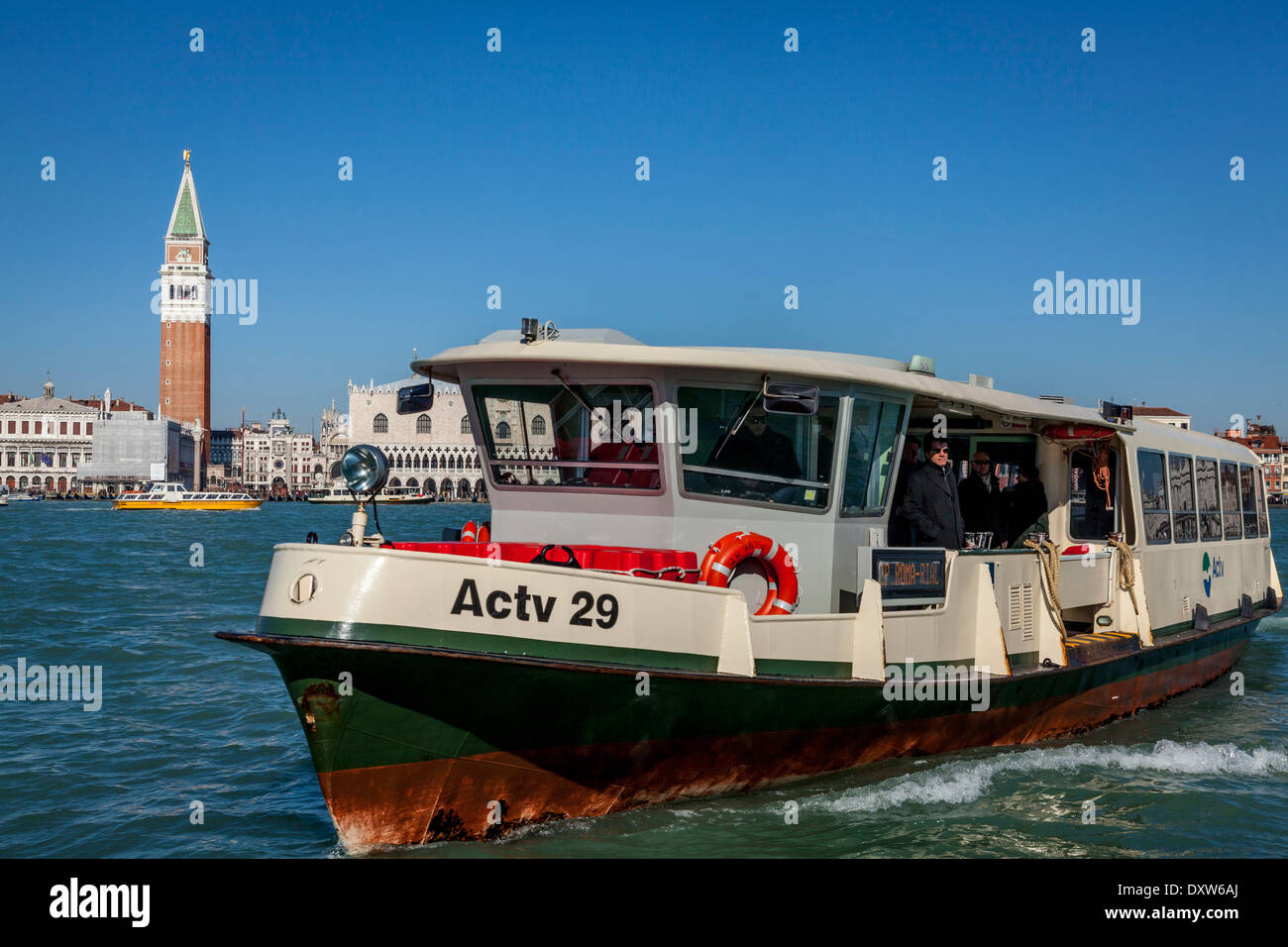 Vaporetto on venetian lagoon hi-res stock photography and images - Alamy