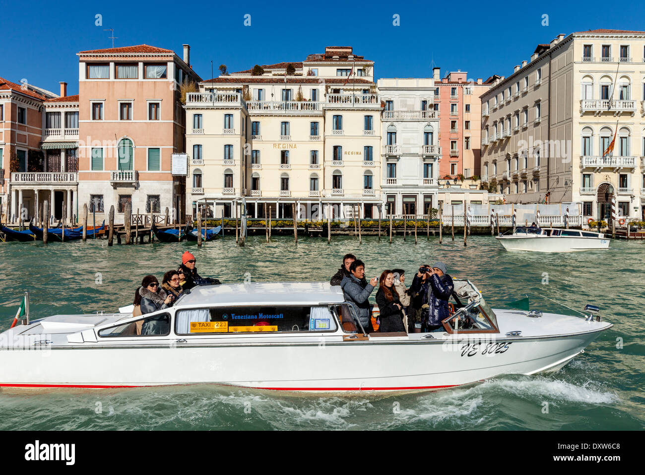 Venetian water taxi hi-res stock photography and images - Alamy