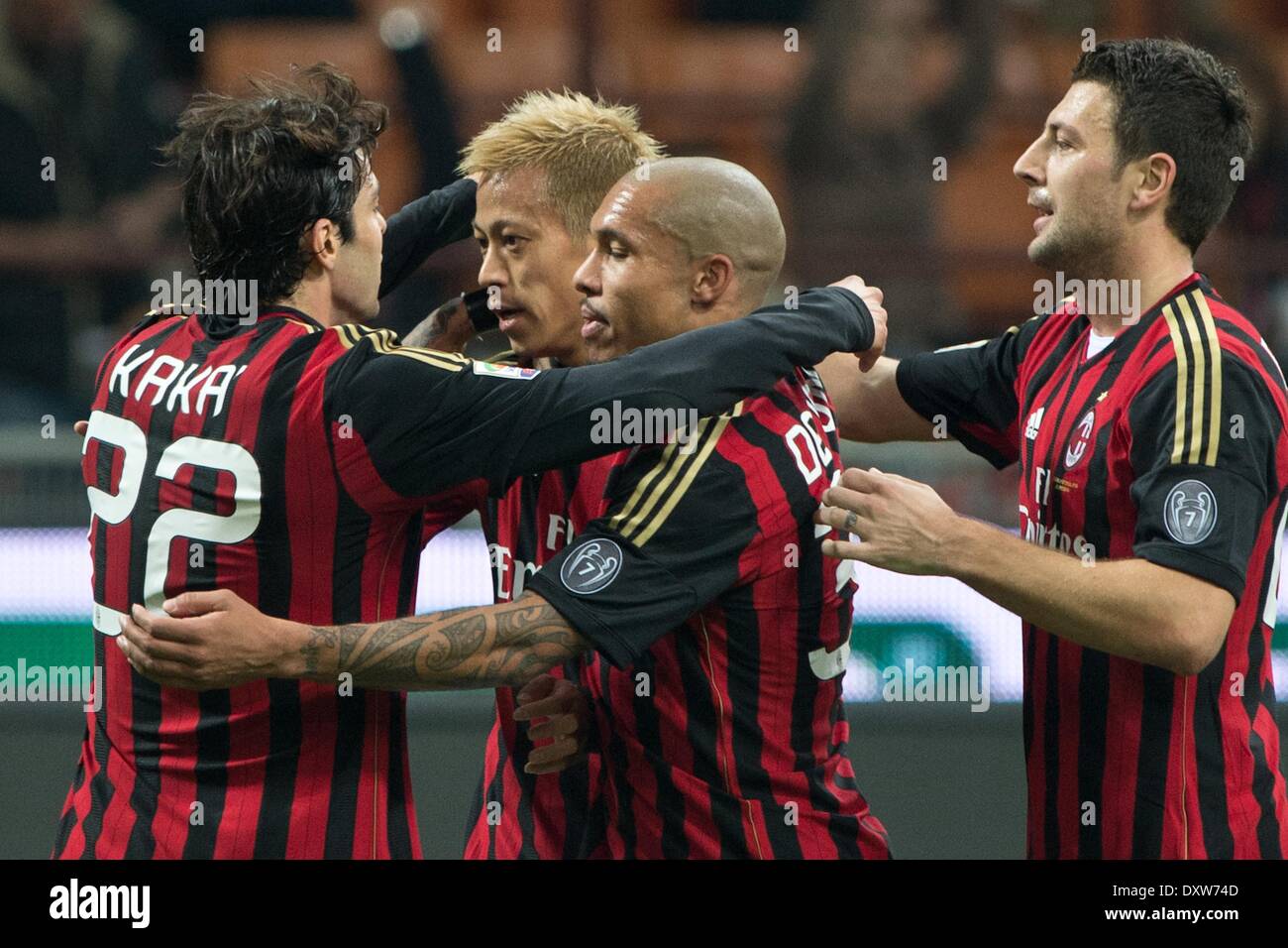 Kaka ac milan celebrates after hi-res stock photography and images - Alamy