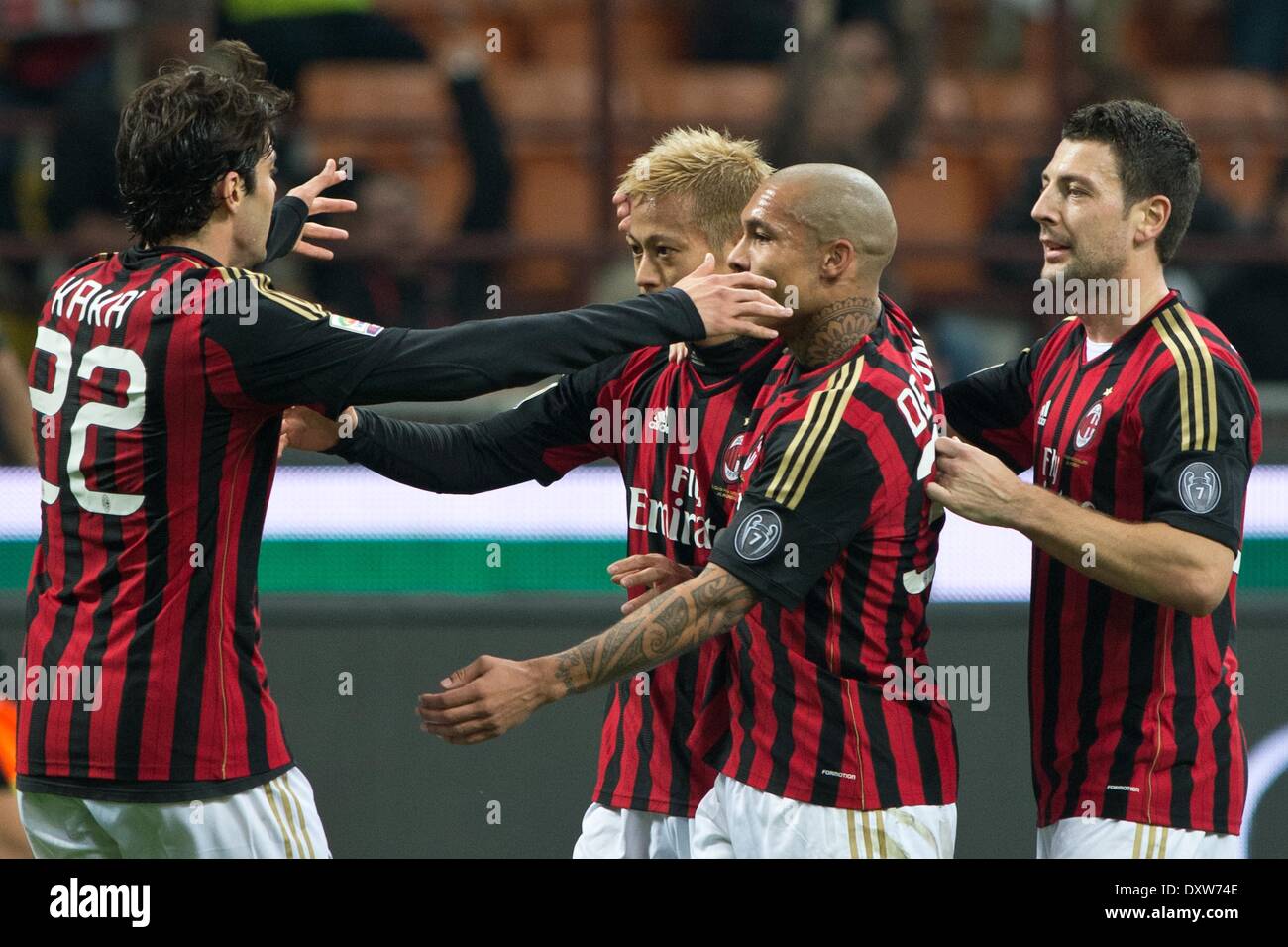 Kaka ac milan celebrates after hi-res stock photography and images - Alamy