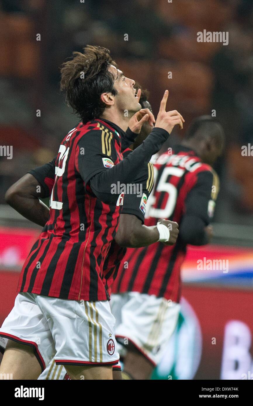 Kaka ac milan celebrates after hi-res stock photography and images - Alamy