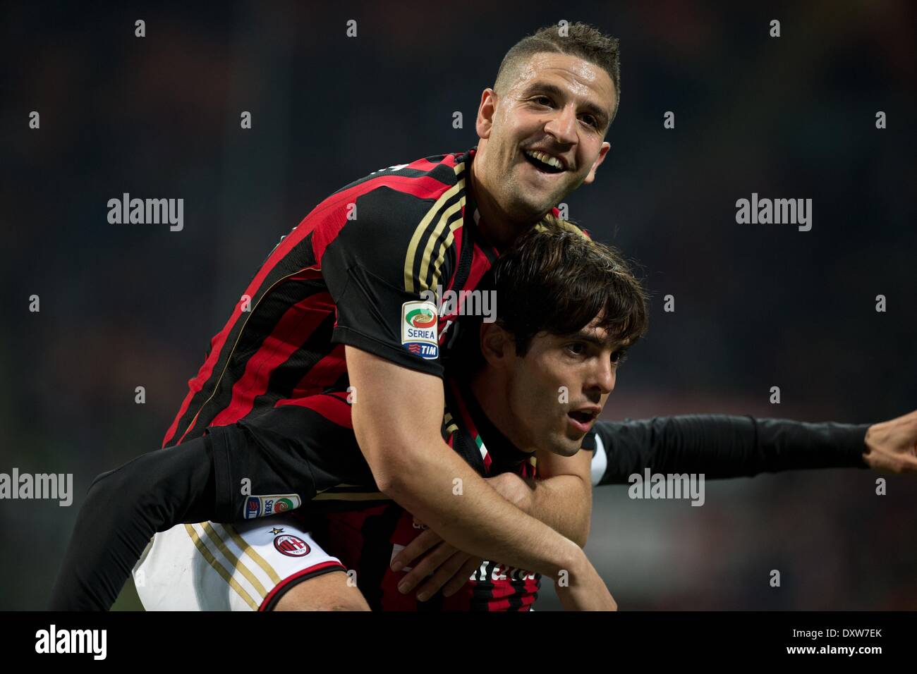 Kaka ac milan celebrates after hi-res stock photography and images - Alamy