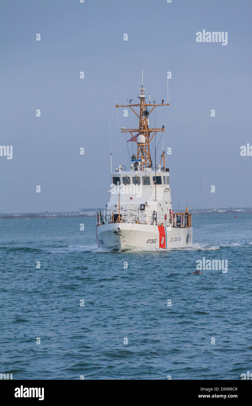 Coast Guard Boat in Aransas National Wildlife Refuge Stock Photo - Alamy