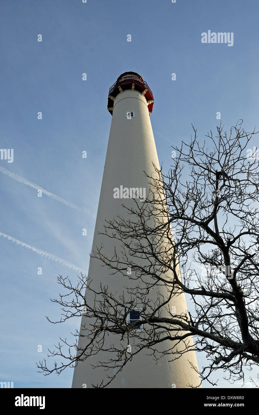 Cape May Lighthouse in Cape May, New Jersey Stock Photo - Alamy