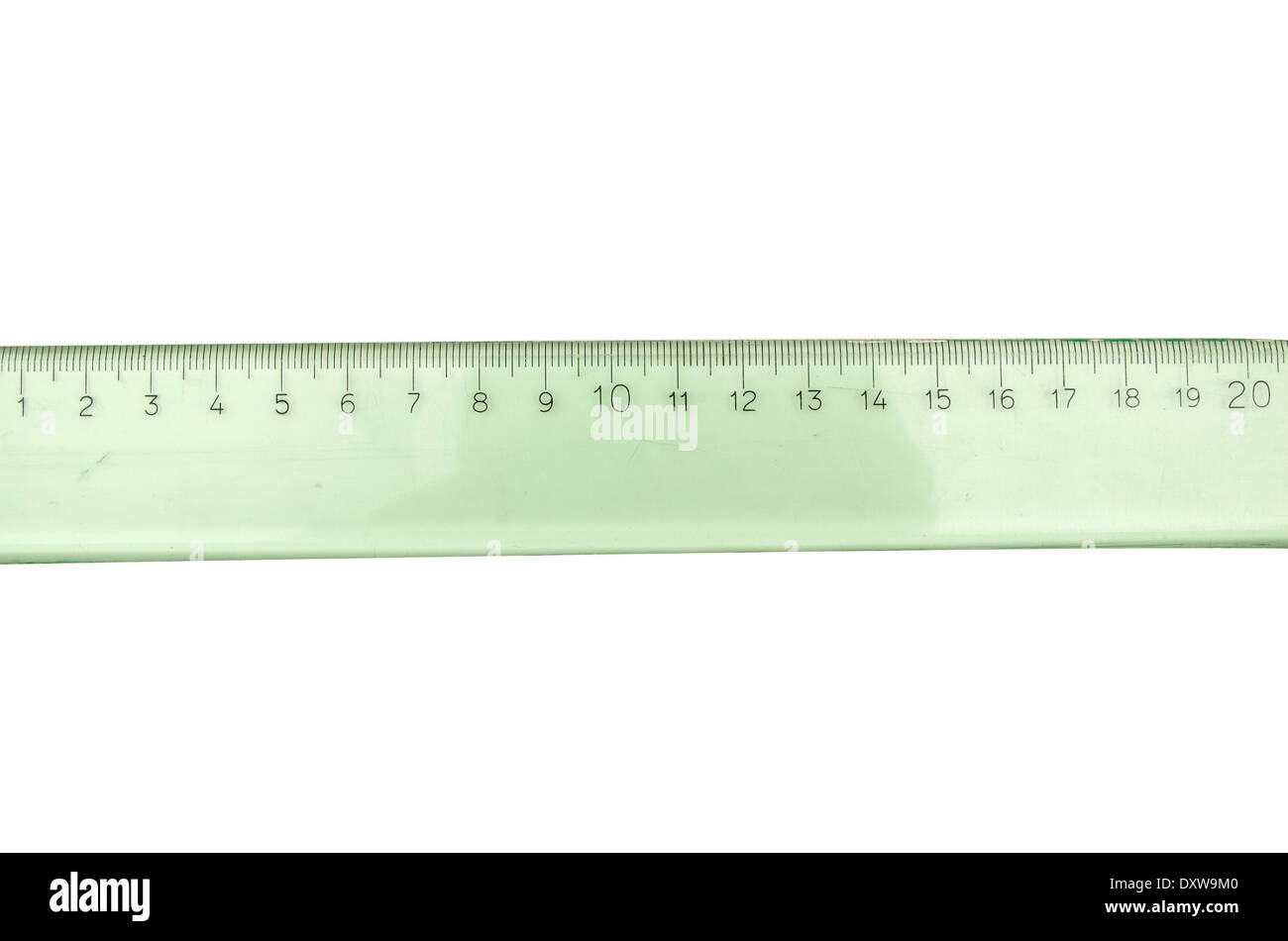 ruler on a white background Stock Photo - Alamy