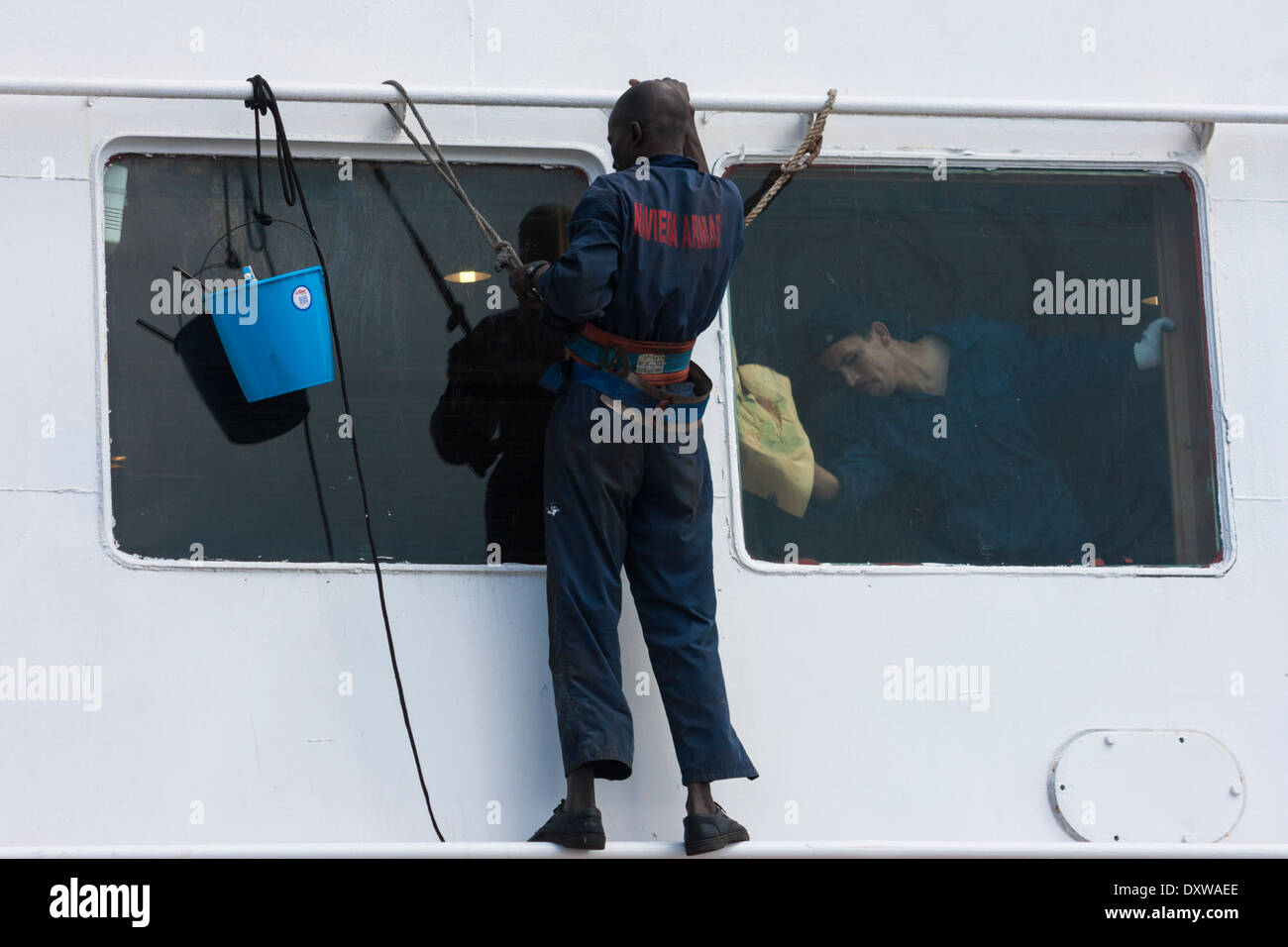 Ferry cleaning hi-res stock photography and images - Alamy