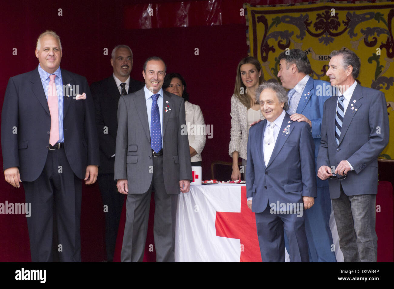 Princess Letizia and Spanish Actor Pepe Carabias attends Red Cross ...