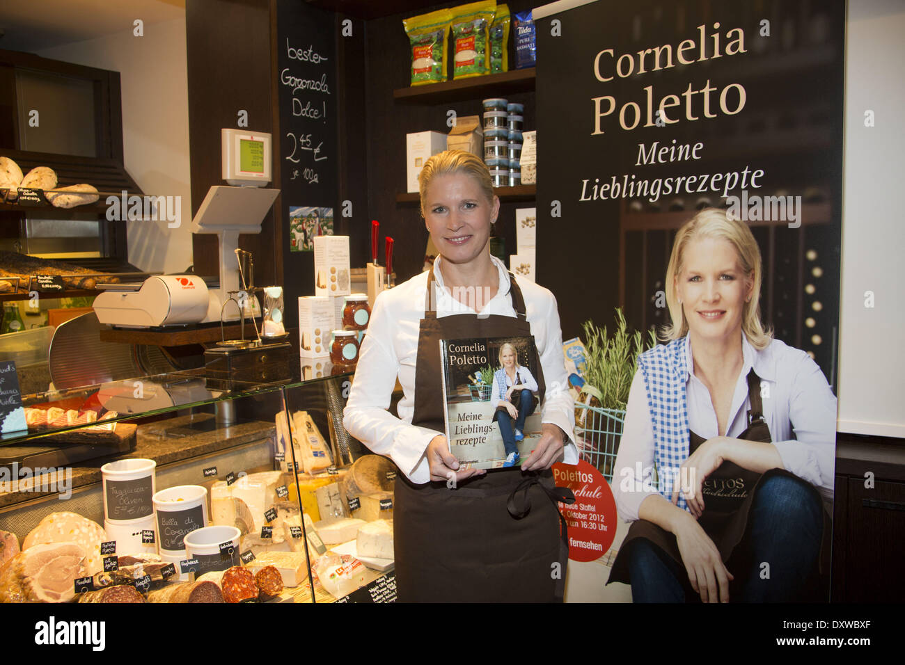 Cornelia Poletto at the signing of her new book 'Meine Lieblingsrezepte ...